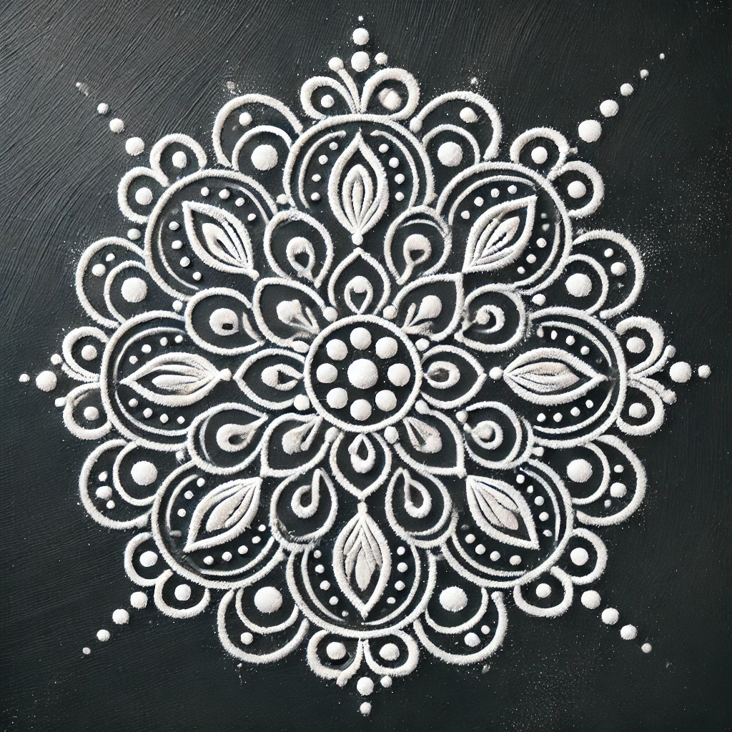 6 Different Types of Kolam | Ranglahari Creations